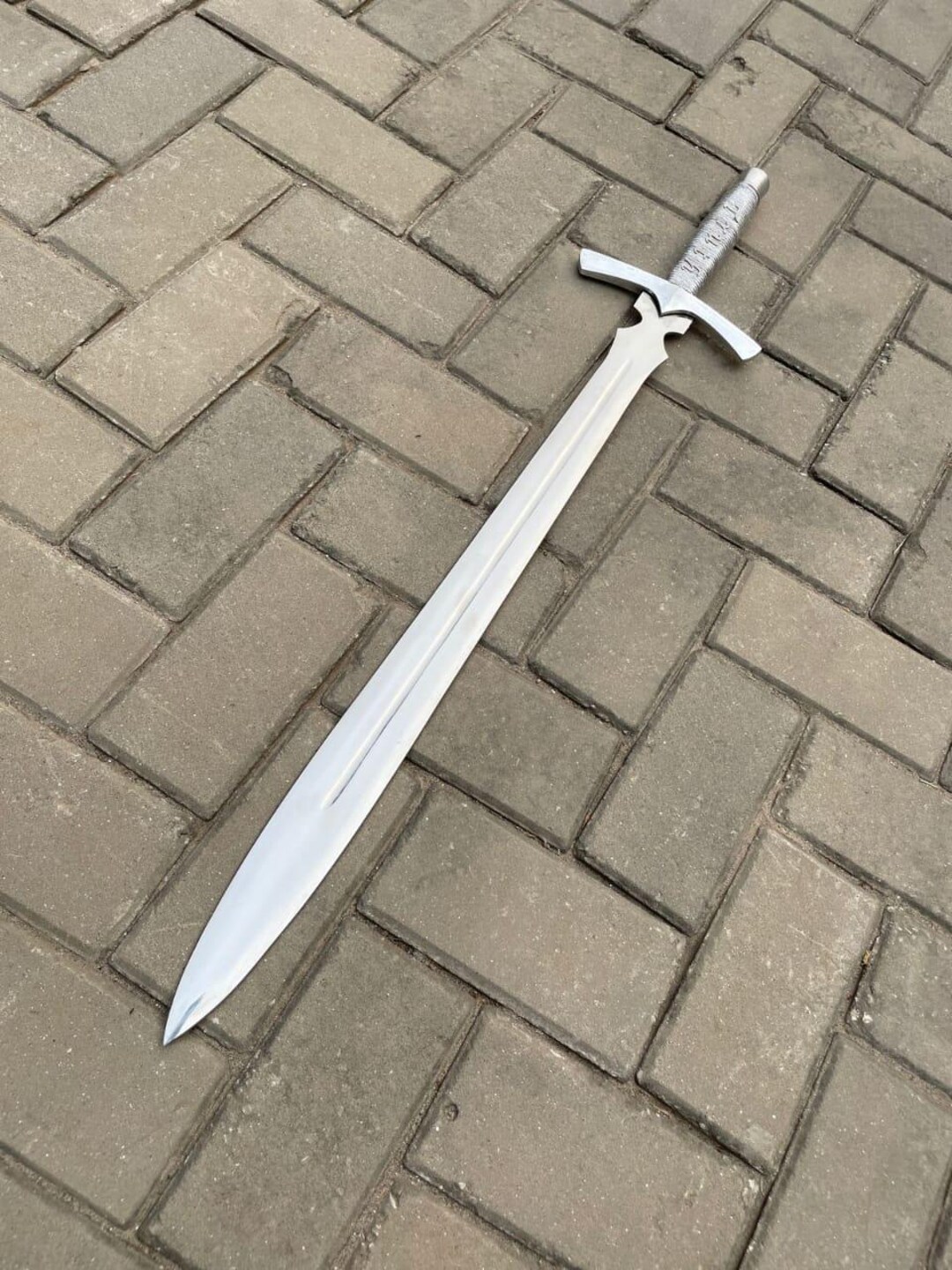 Truth Sword Replica Hand Forged Carbon Steel Blade Handmade Collectible ...