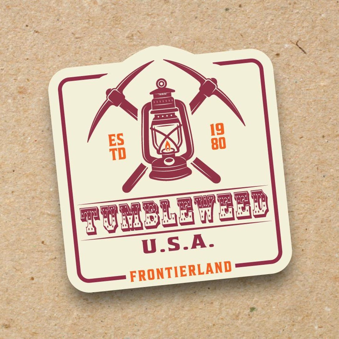 Tumbleweed, USA: Big Thunder Mountain Inspired Sticker - Etsy