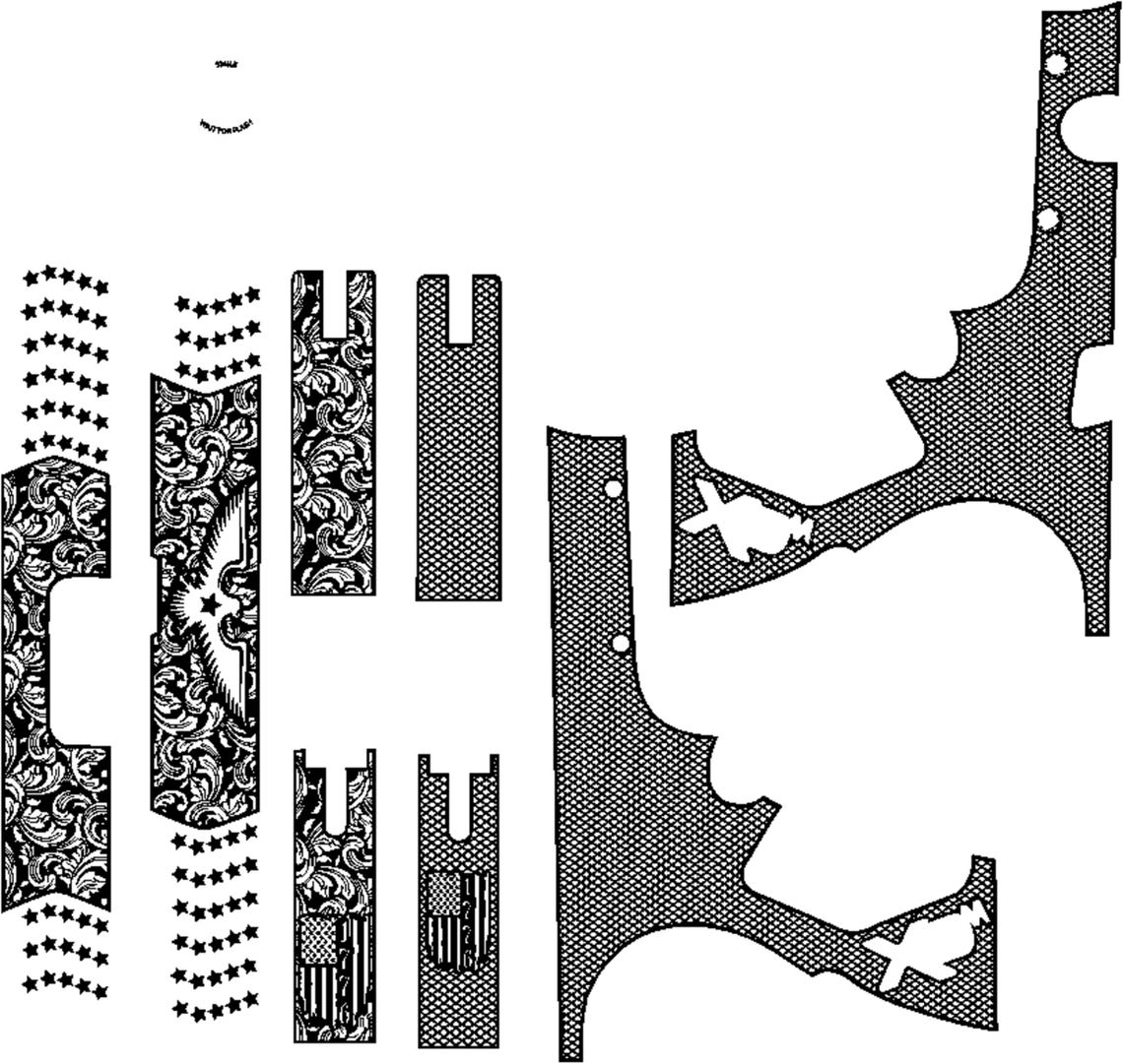 Springfield XDM Scroll SVG Laser Engraving - Etsy