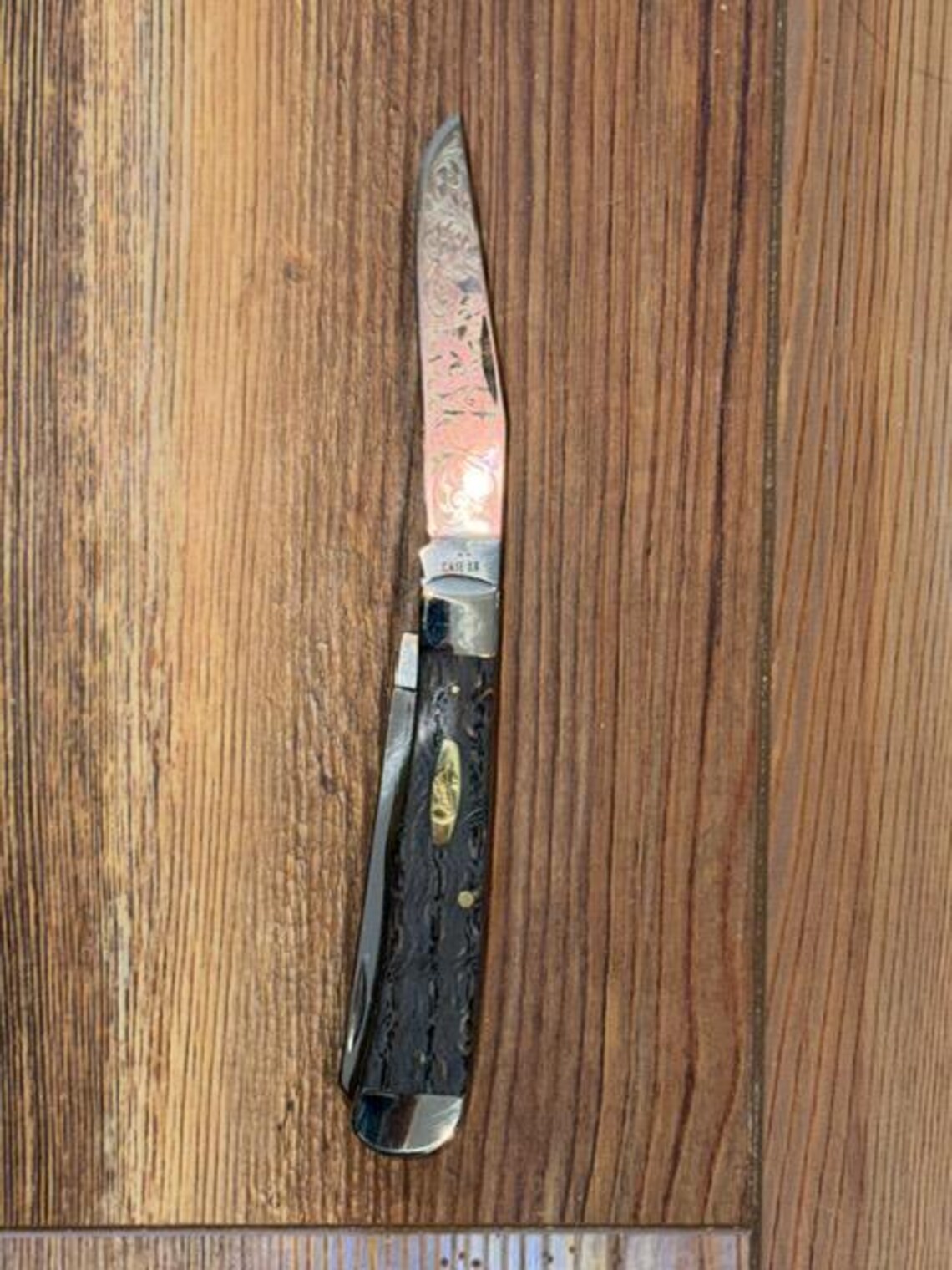 Custom Engraved Case Pocket Knife , Cowboy Kneeling at the Cross - Etsy