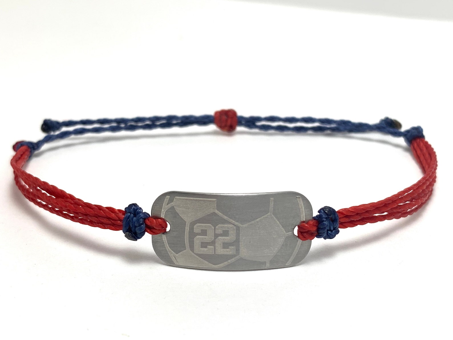Soccer Bracelet Personalized Waterproof Sports Bracelet Team - Etsy