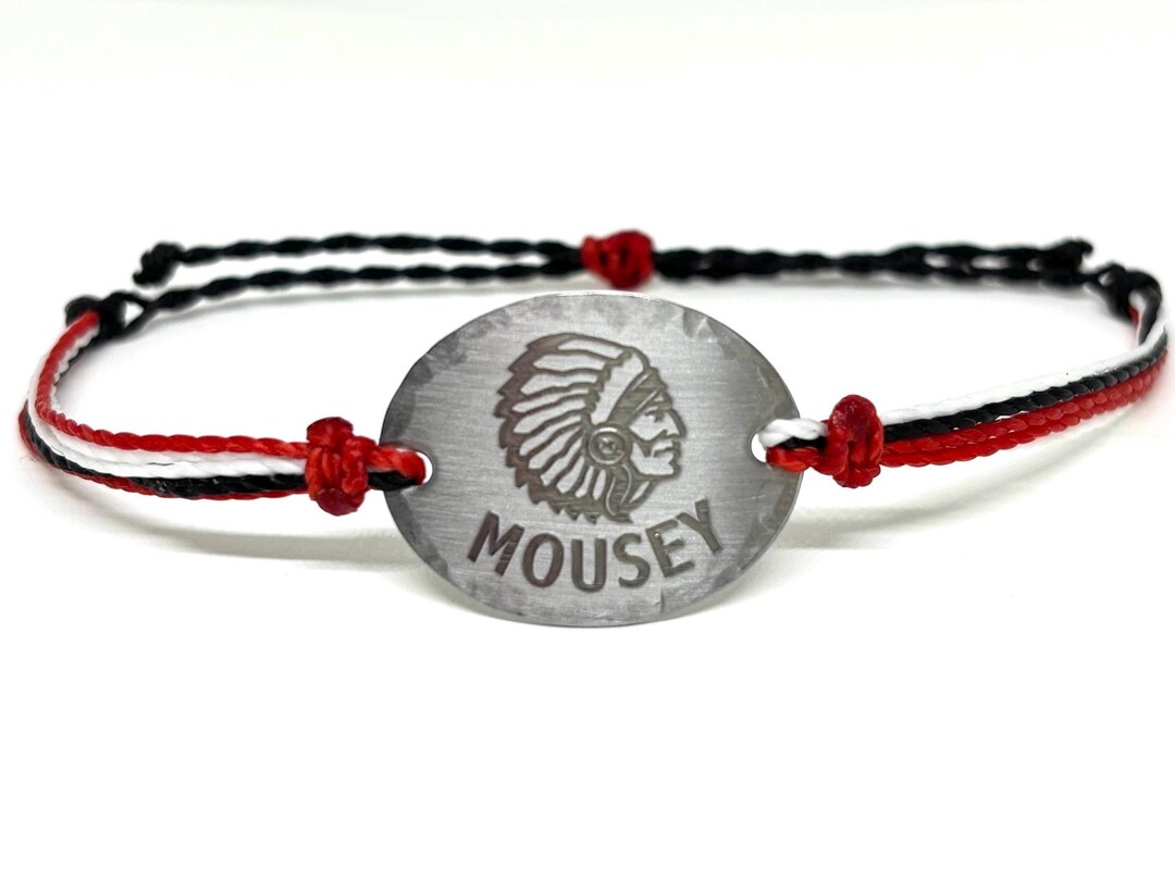 Personalized Mascot Bracelet, Unisex Team Gift - Etsy