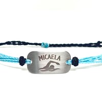 Swim Bracelet, Swimming Bracelet, Swimmer Bracelet, Swim Bangle, Swim ...