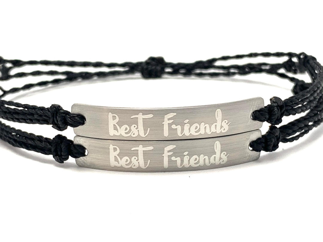 Best Friends Bracelets 100% Waterproof Adjustable Best Friends Bracelet ...