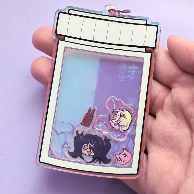 NSO Needy Streamer Overload || Ame Chan, Kangel || 3.5" Shaker Charm - Etsy