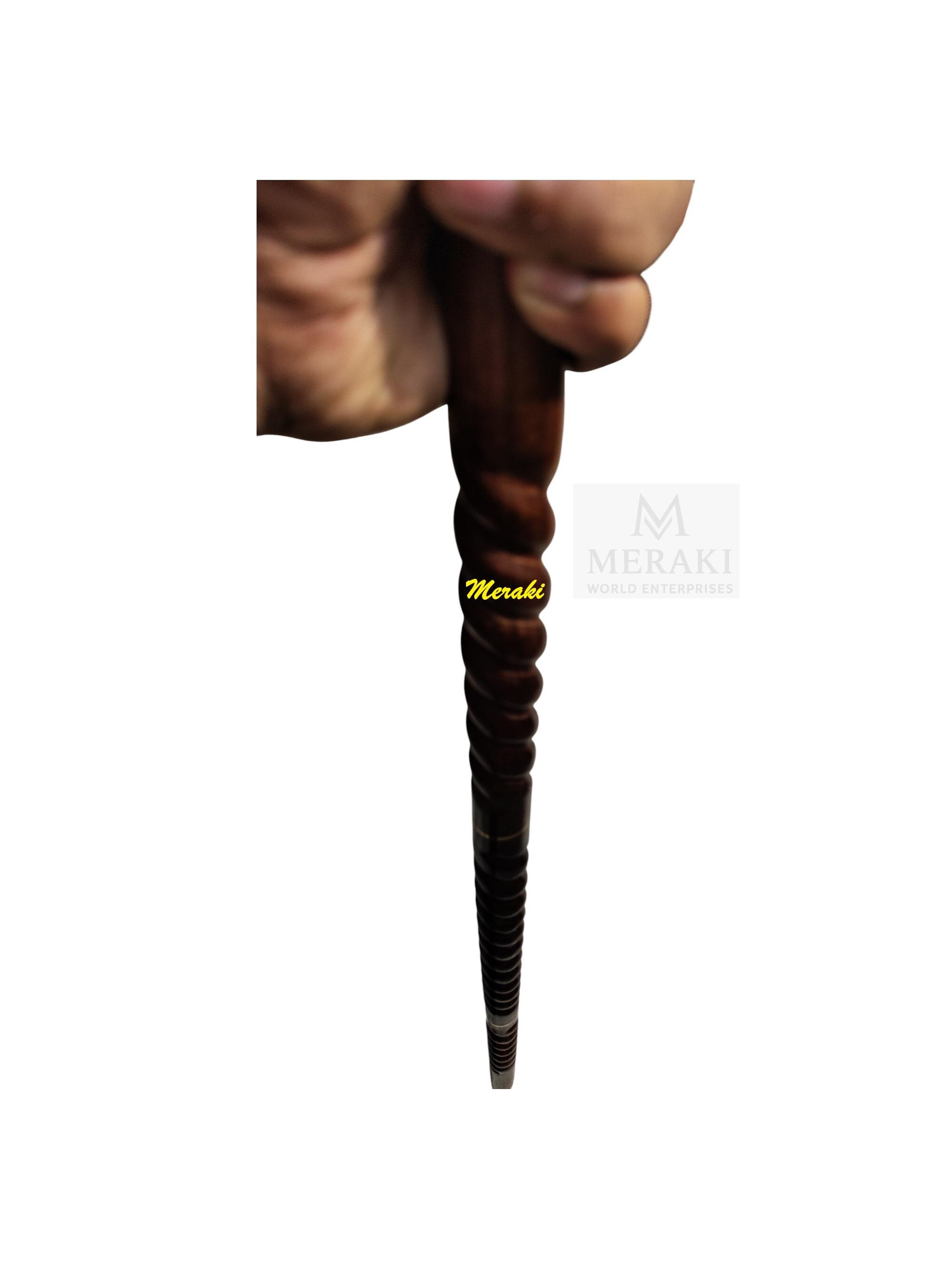 Brass Anchor Head Handle Style Solid Victorian Wooden Walking Stick ...