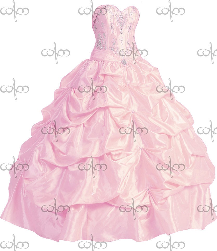 Pink Girly Princess Clip Art Graphic Design Pattern for Your Art ...