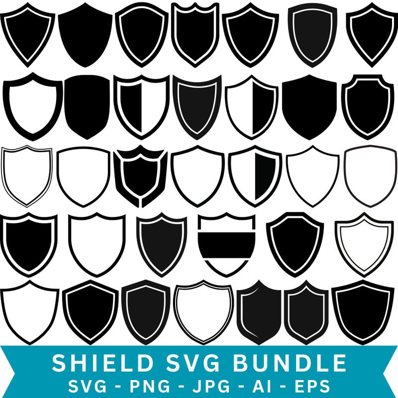 Badge or Shield Svg - Etsy