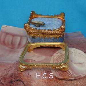 2pcs (55x62mm ) Large Musical Box Stand Holder,golden Plated for -18m ...