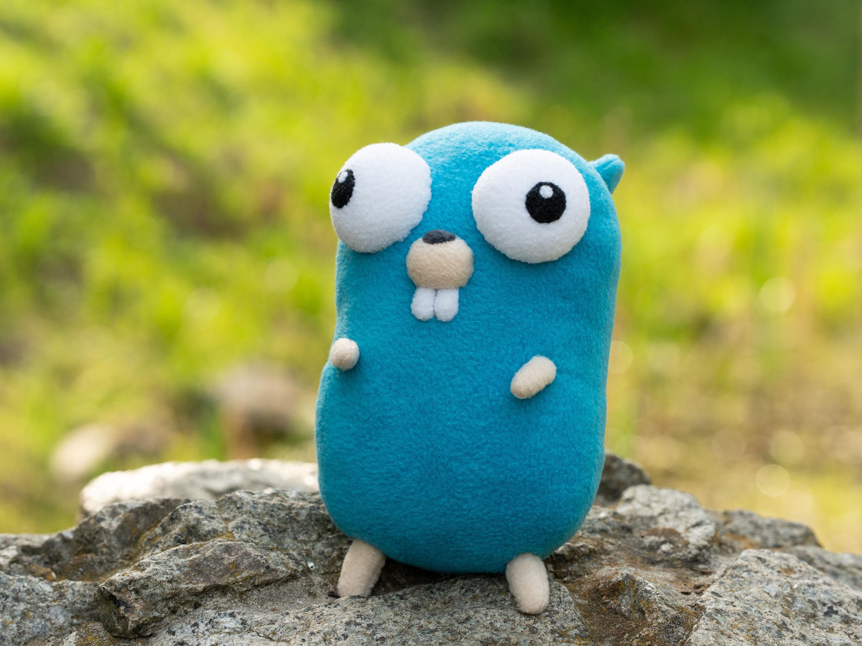 Gopher Plush – Go Mascot Toy | Geeky Programmer Gift | Handmade Soft ...