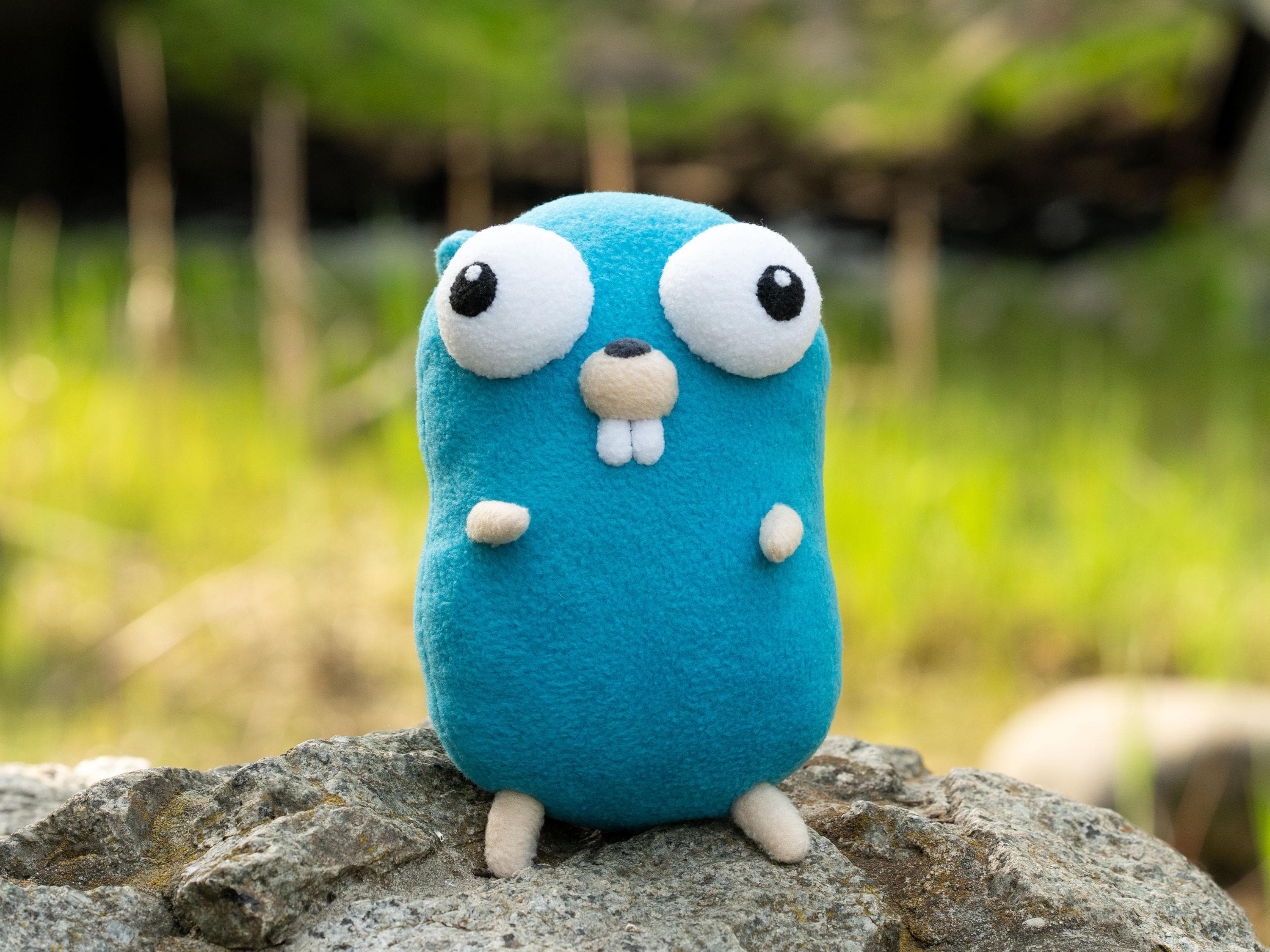 Gopher Plush – Go Mascot Toy | Geeky Programmer Gift | Handmade Soft ...