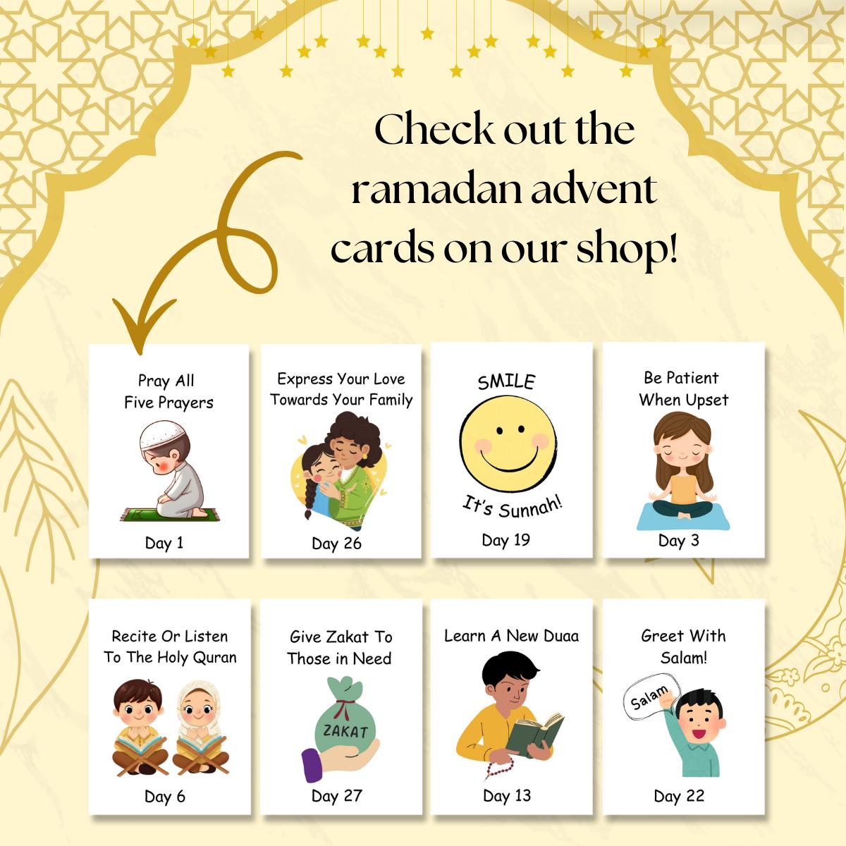Ramadan Activity Book Pack for Kids: Islamic Learning Worksheets (A4 ...