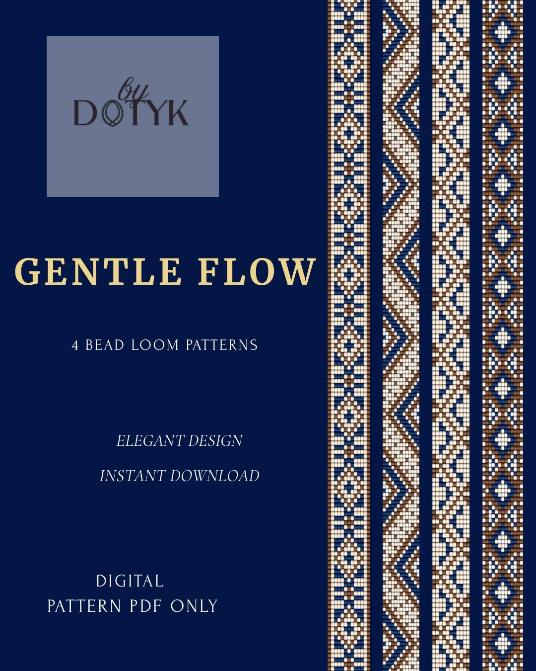Gentle Flow – Minimalist Bead Loom Choker Pattern Set | Elegant Seed ...