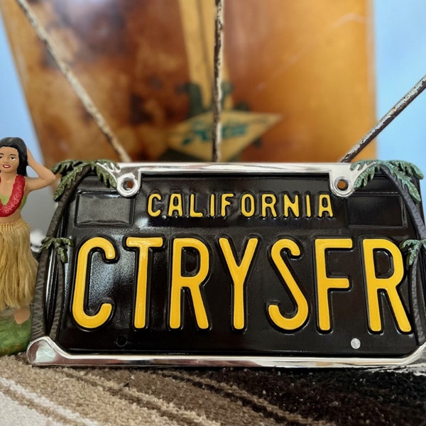 Trees and Ocean License Plate - Etsy