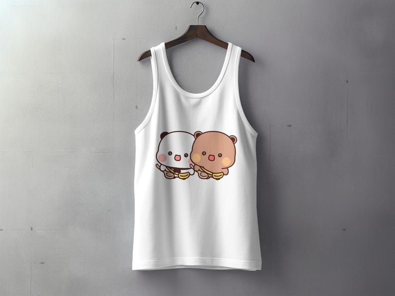 Dudu Bubu Kawaii Panda Bear Duo, Galentine, Friendship Gift, T Shirt ...