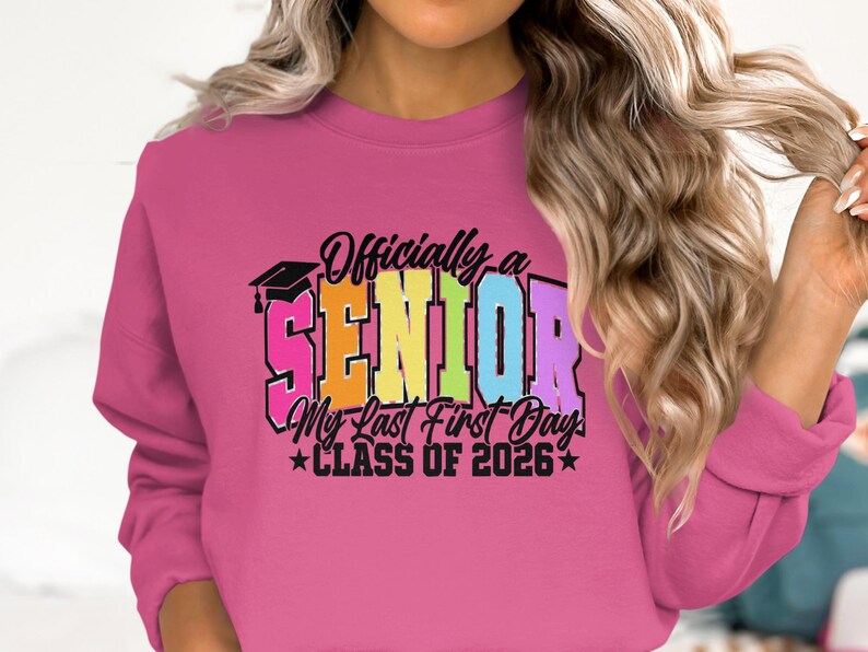Senior Class of 2026, My Last First Day, Graduation Gift, Senior Year ...
