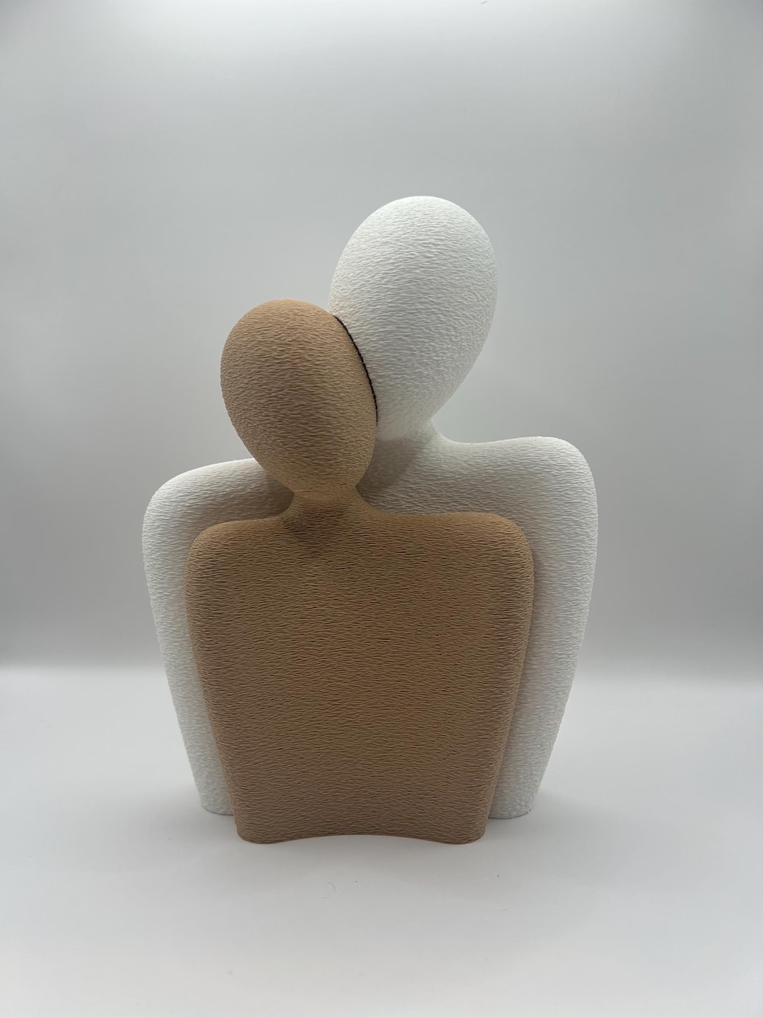 Abstract Couple Sculpture | Minimalist Love Figurine | Modern Home ...