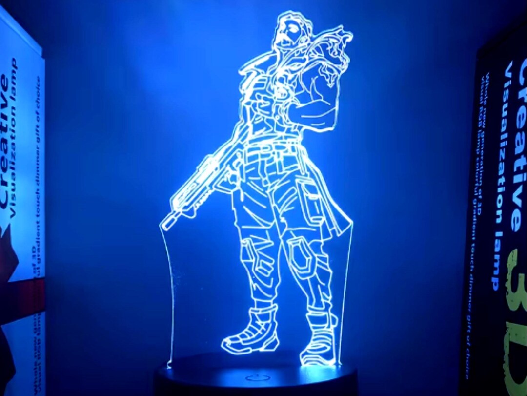 Harbor | Valorant Character Lamp | Acrylic LED Light | Gaming Room ...