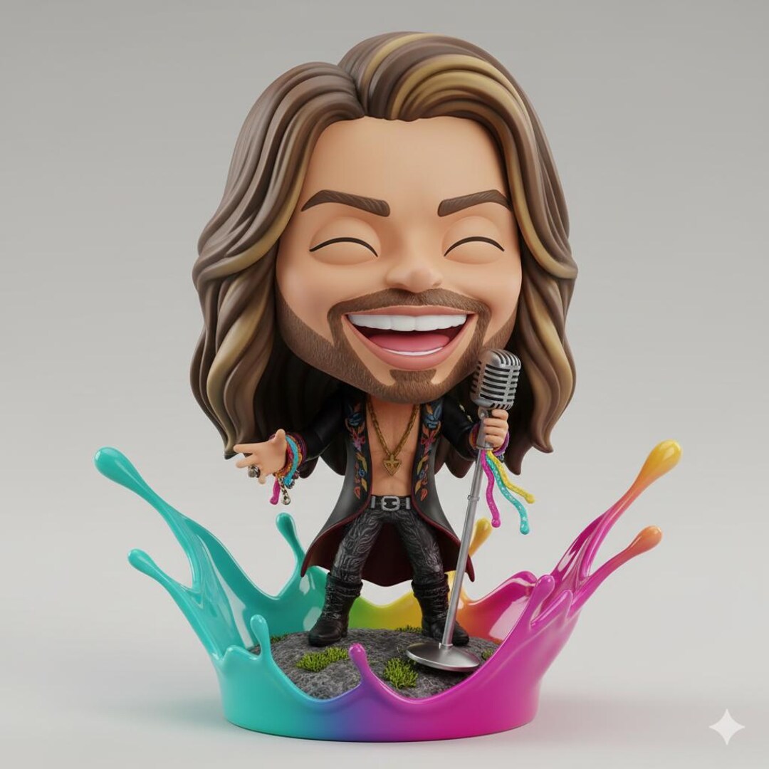 Steven Tyler Chibirock STL File, 3D Printable Rock Icon - Etsy