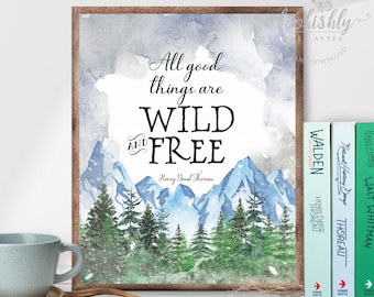 Wild and Free | Etsy