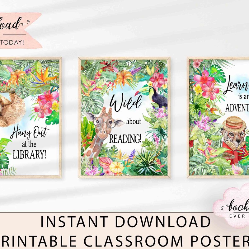 Safari Classroom - Etsy