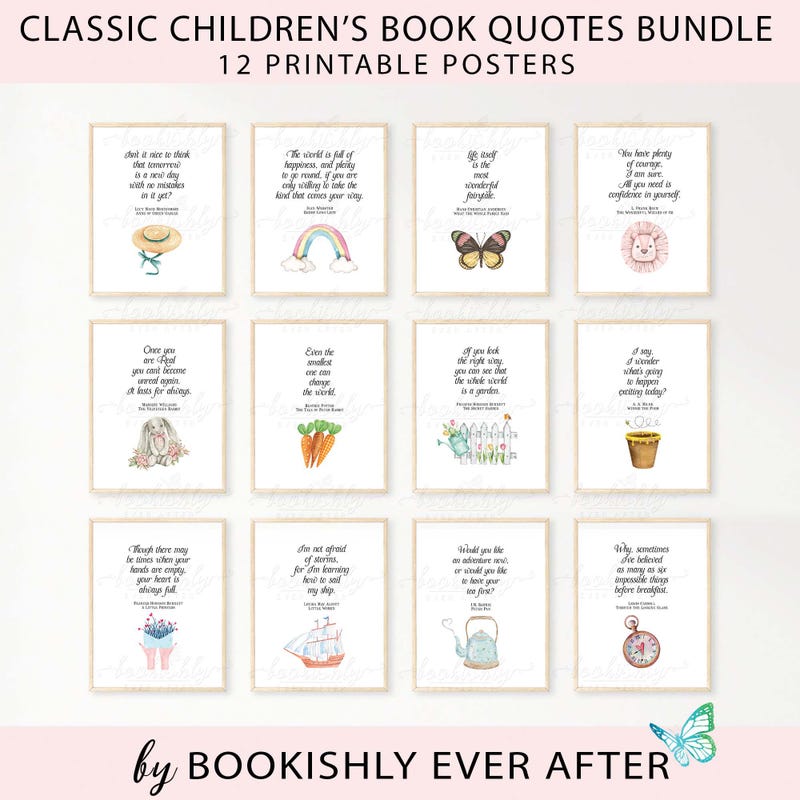Book Quotes Print - Etsy