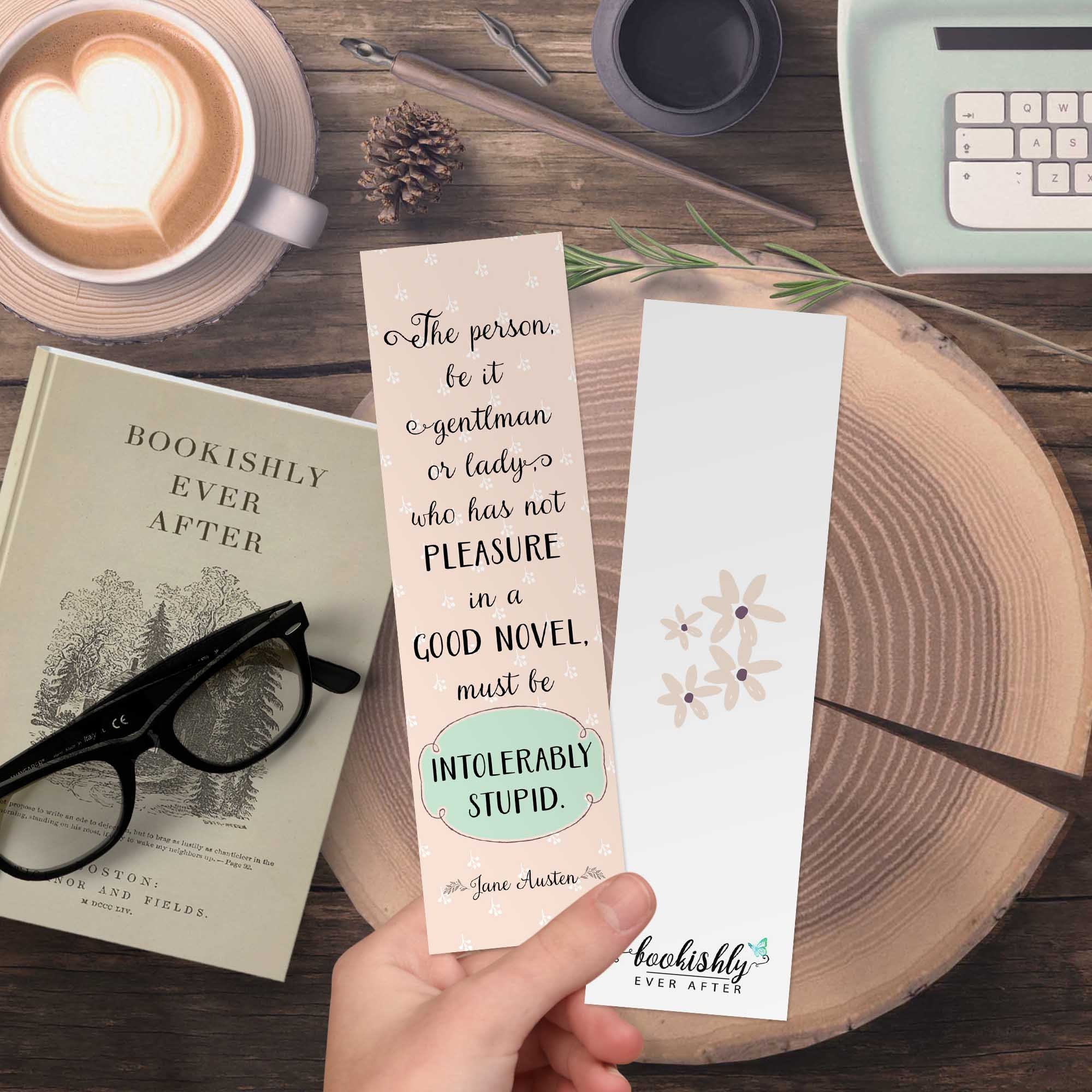 Printable Bookmarks Jane Austen Quotes Set Literary Quotes - Etsy Canada