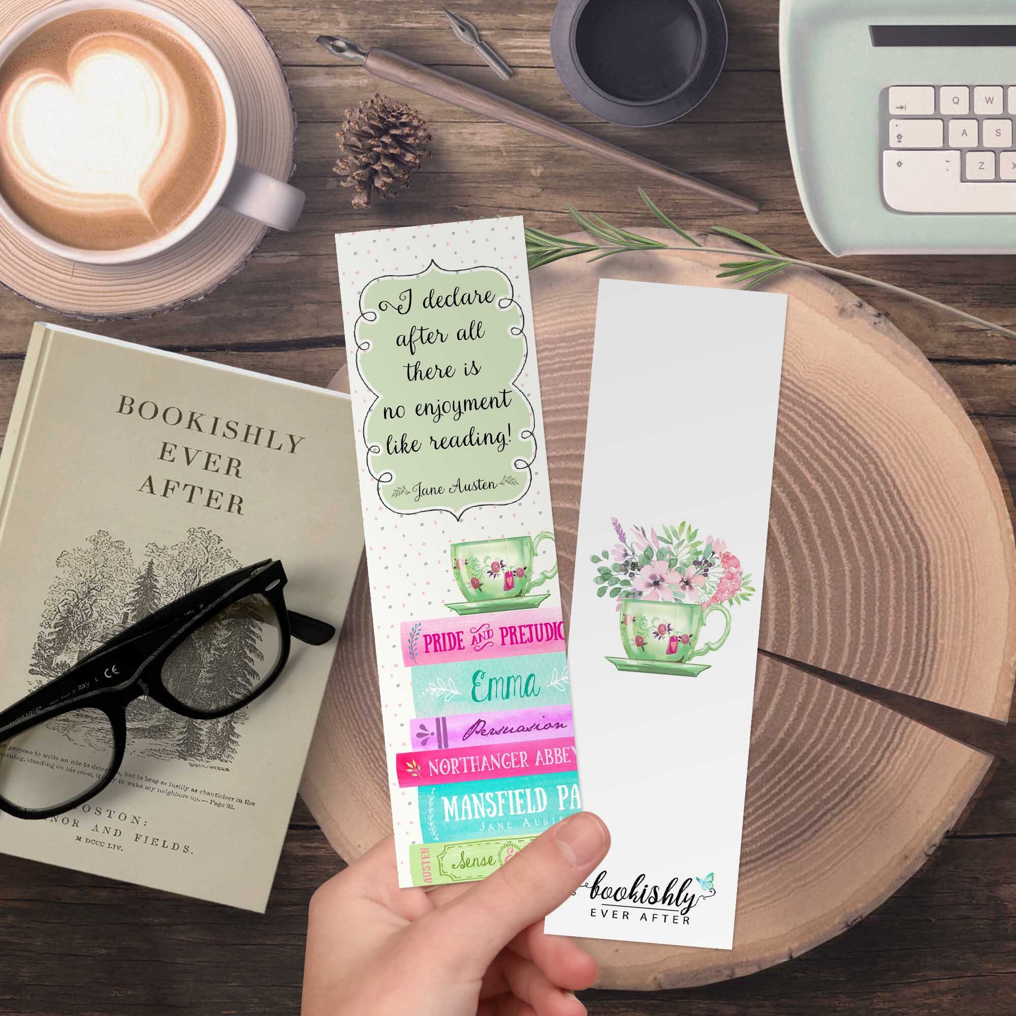 Printable Bookmarks Jane Austen Quotes Set Literary Quotes - Etsy Canada