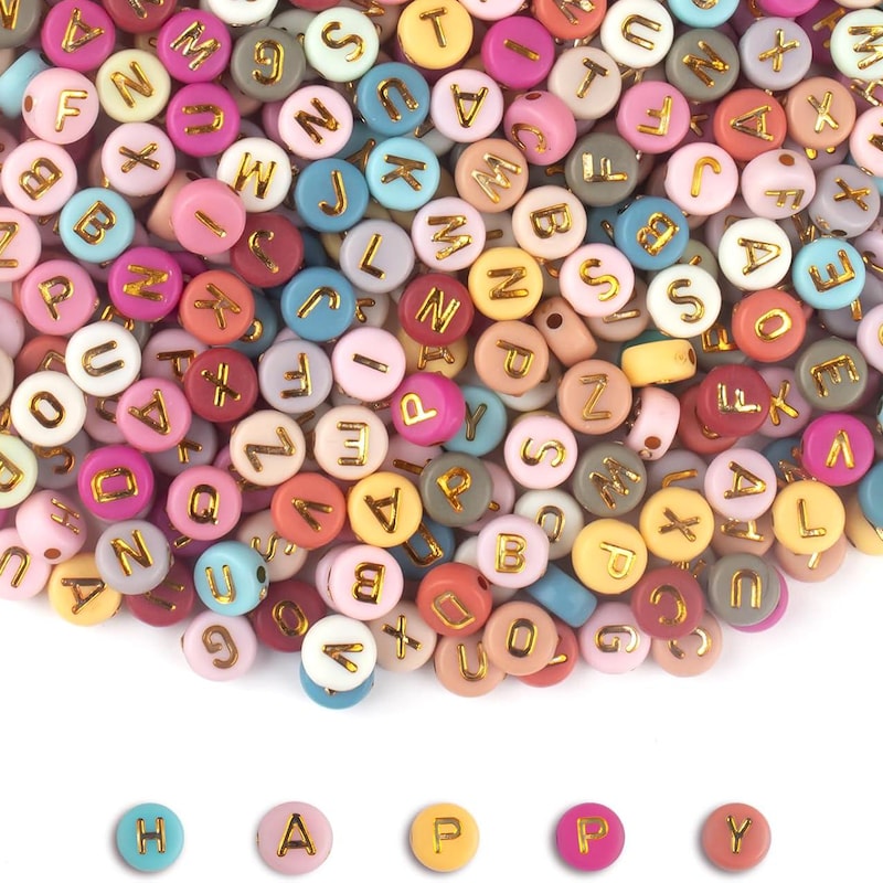 Alphabet Beads - Etsy