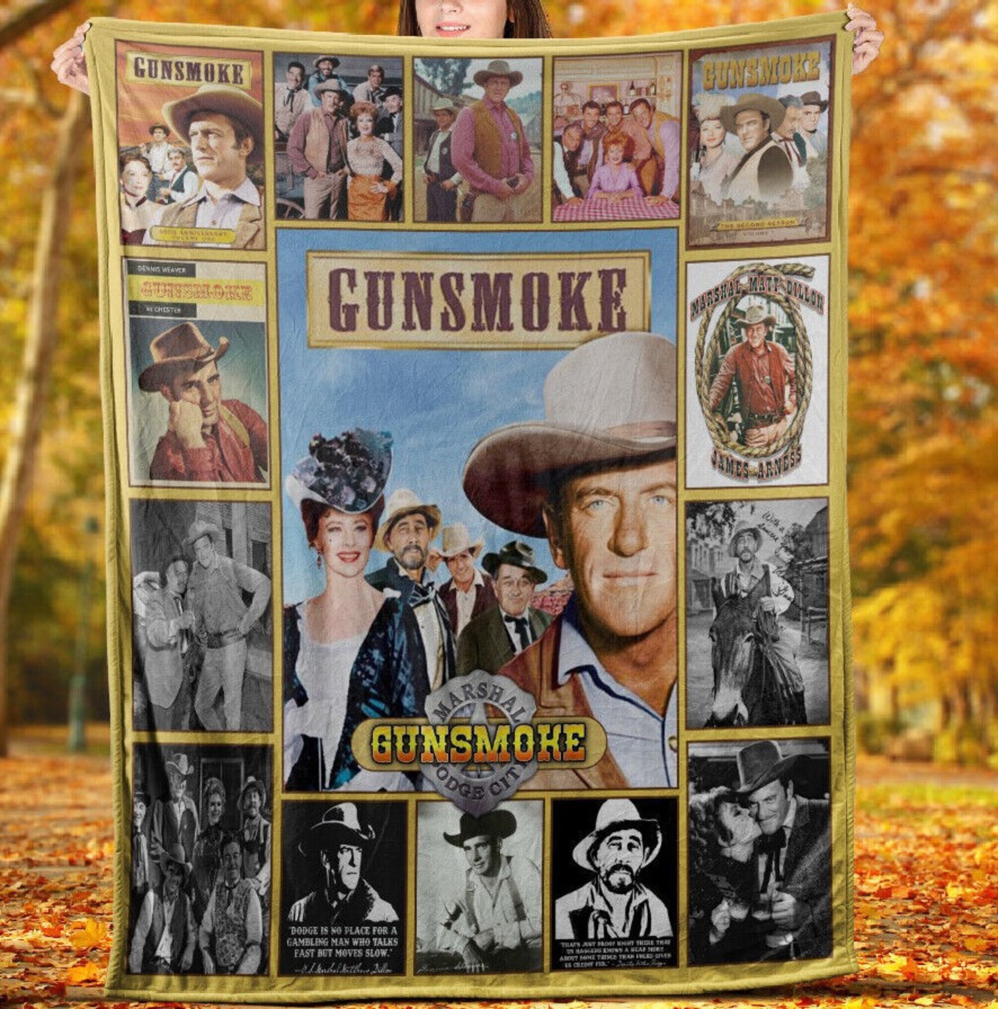Gunsmoke Blanket, Gunsmoke TV Series Fleece Blanket, Western Movies ...