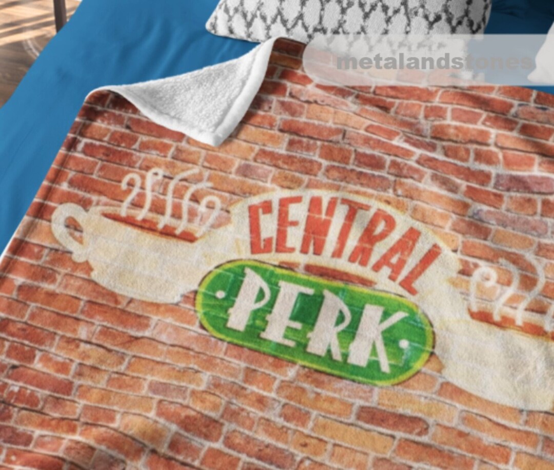 Friends Central.perk Logo Classic Red Brick Background - Etsy