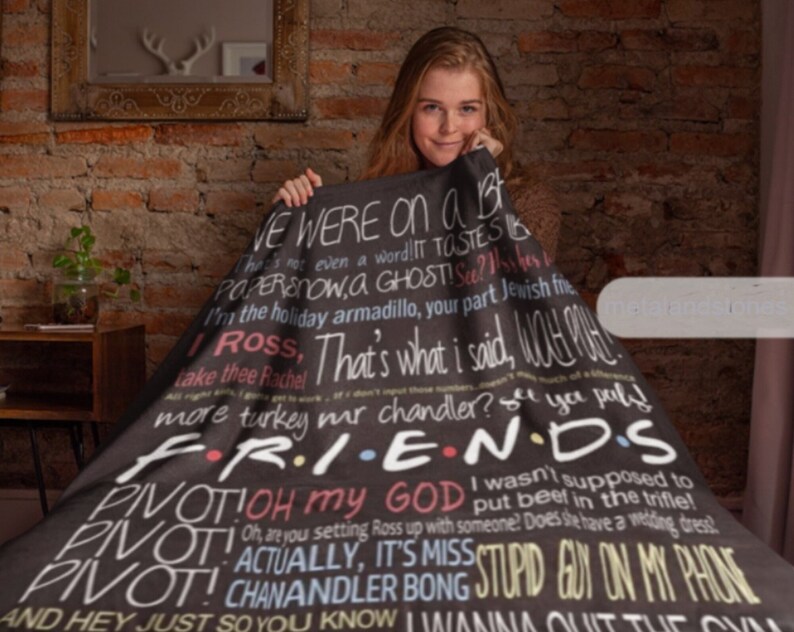 Friends Tv Show Blanket, Super Soft Fleece Blanket, Friends Tv Show ...