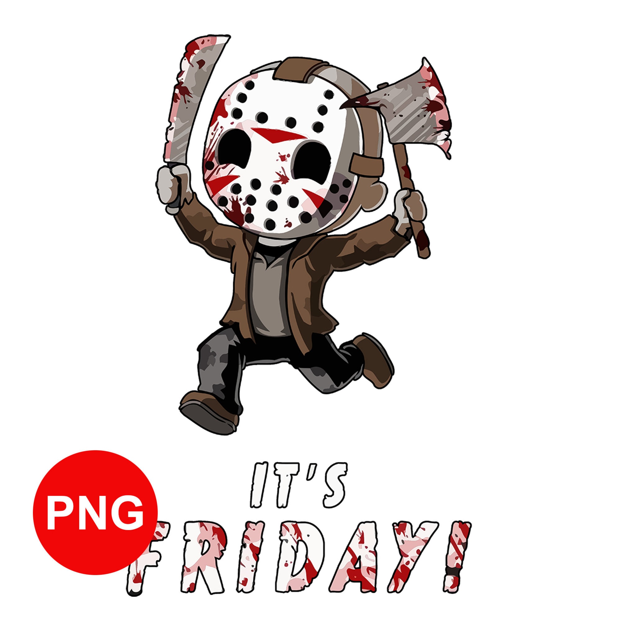 It's Friday Jason Vorhees, Halloween Friday the 13th Digital File ...