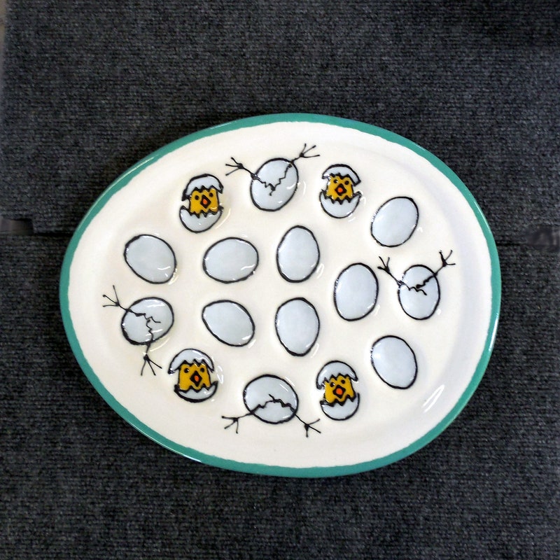 Deviled Egg Plate - Etsy