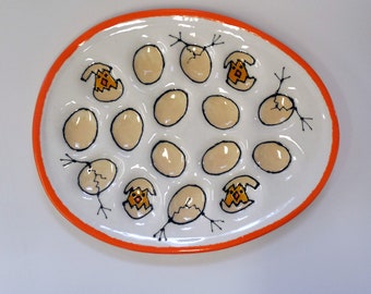 Deviled Egg Plate - Etsy