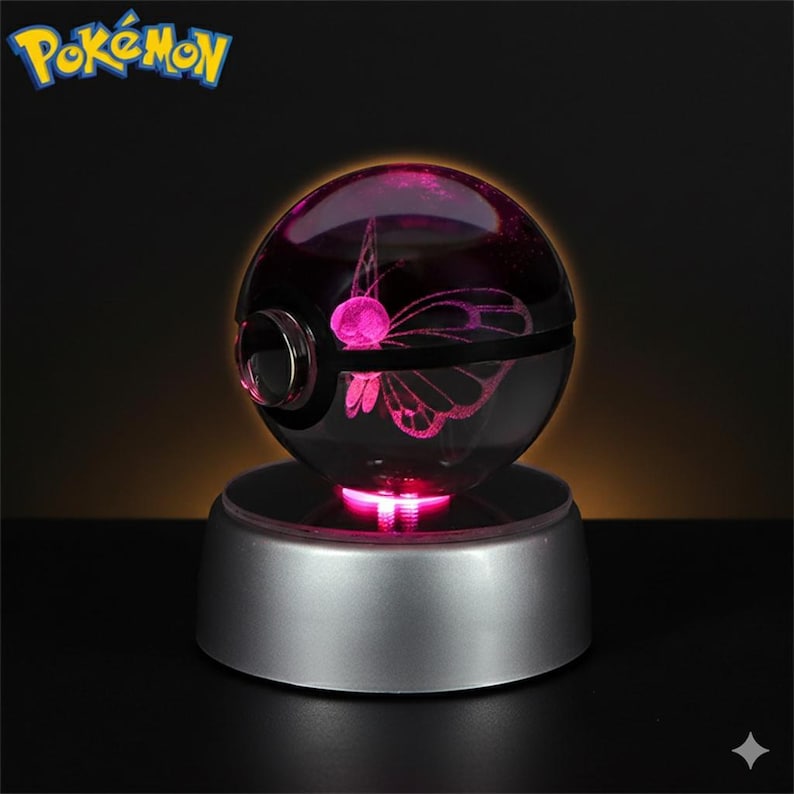 3D Crystal Pokémon Pokéball | LED Anime Collectible (blind Box) - Etsy