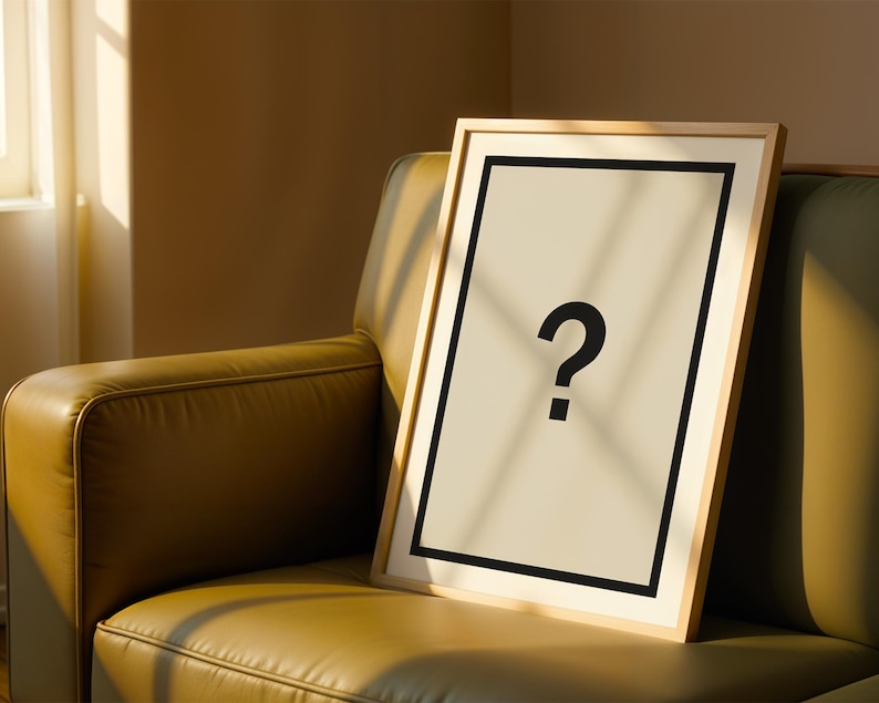 Question Mark (?) Word Tile Digital Download | Symbol Typography Poster ...