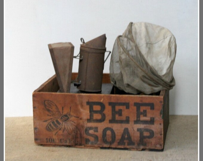 Vintage Bee Smoker and Beekeepers Hat - Etsy