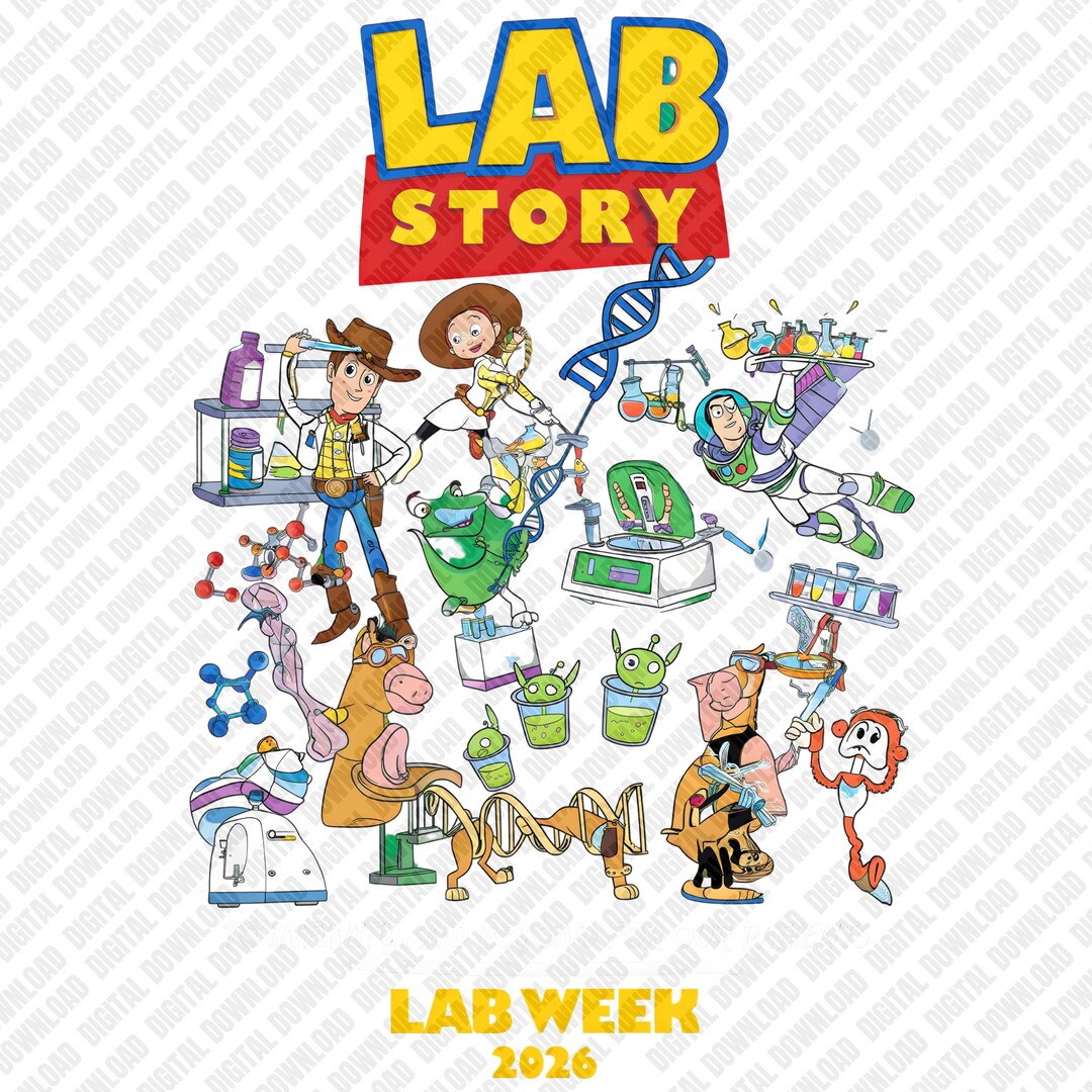 Disney Lab Story PNG | Woody and Buzz Lab Week 2026 | Medical Science ...