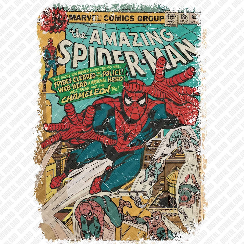 Spider Man Comic Poster - Etsy