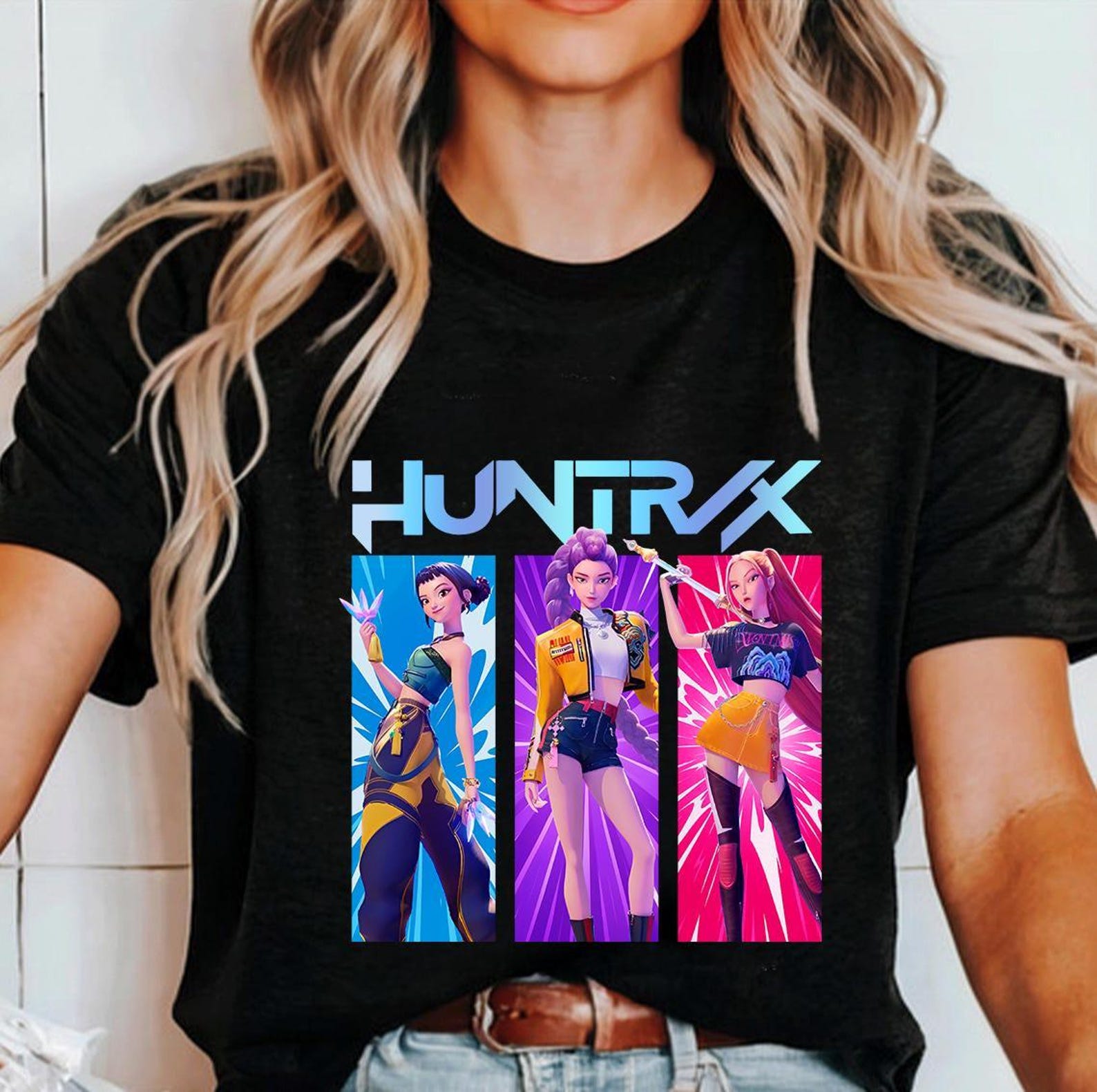 Huntrix Slay Pose Design Png, Huntrix Png, Demon Hunters Png, Huntrix ...