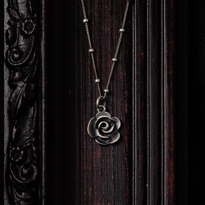 Silver Rose - Etsy