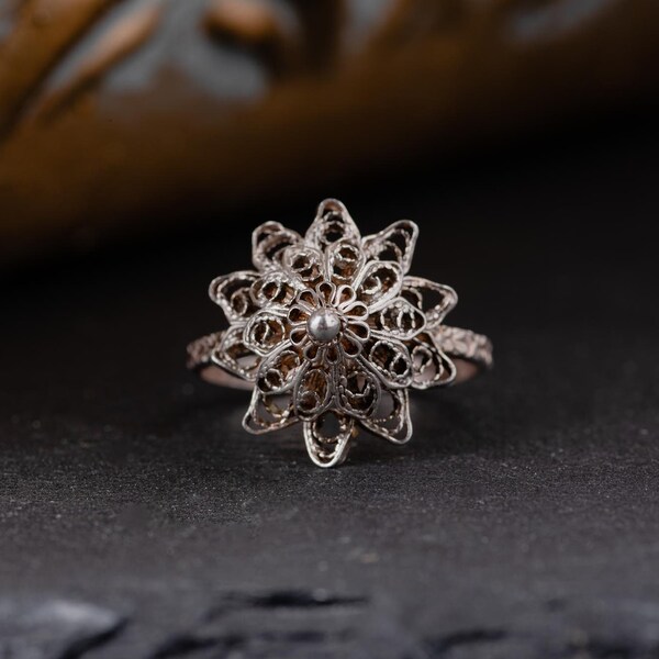 Filigree Ring - Etsy