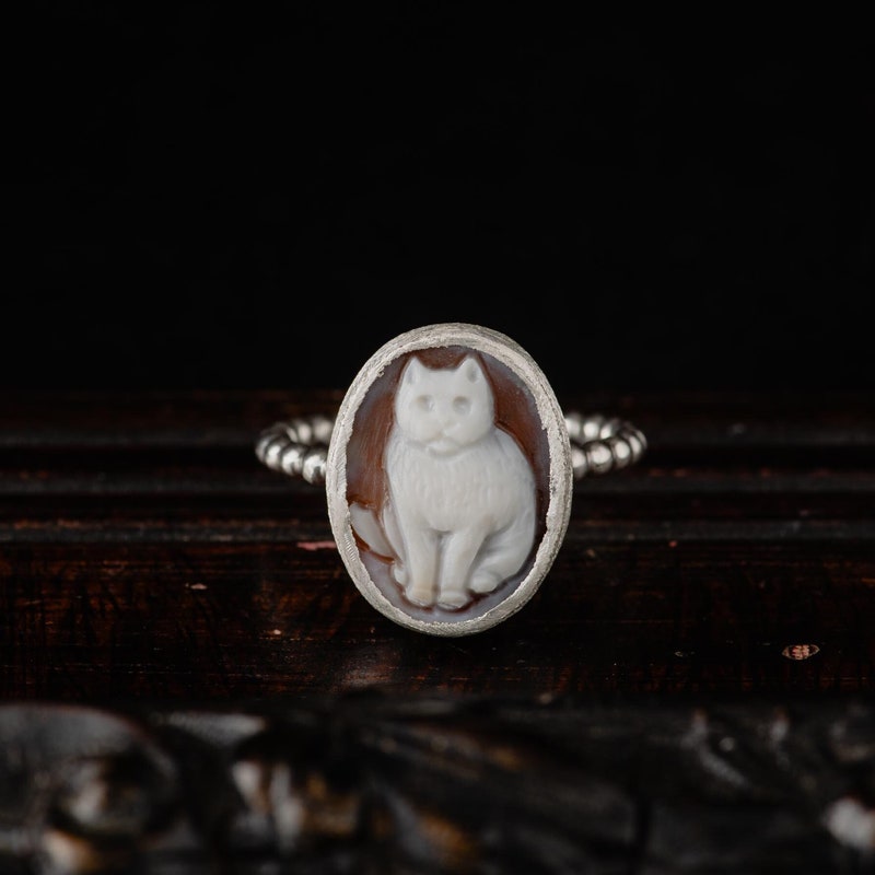 Cat Cameo - Etsy