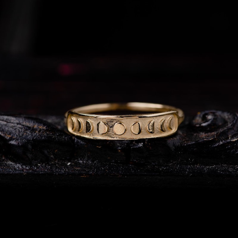 Moon Phase Ring - Etsy