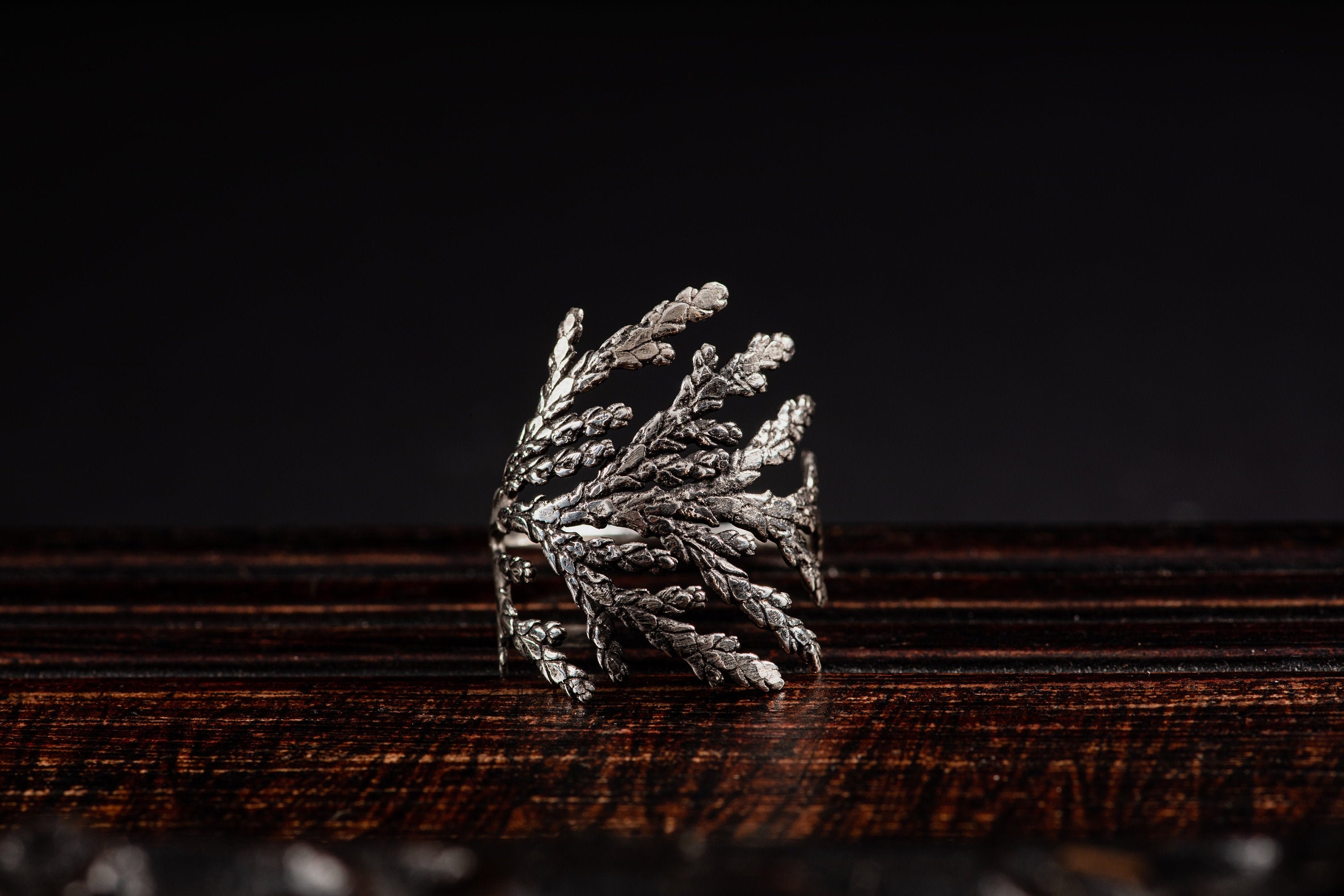 Juniper Sterling Silver Ring-fir Tree Ring-woodland Inspired Rings ...
