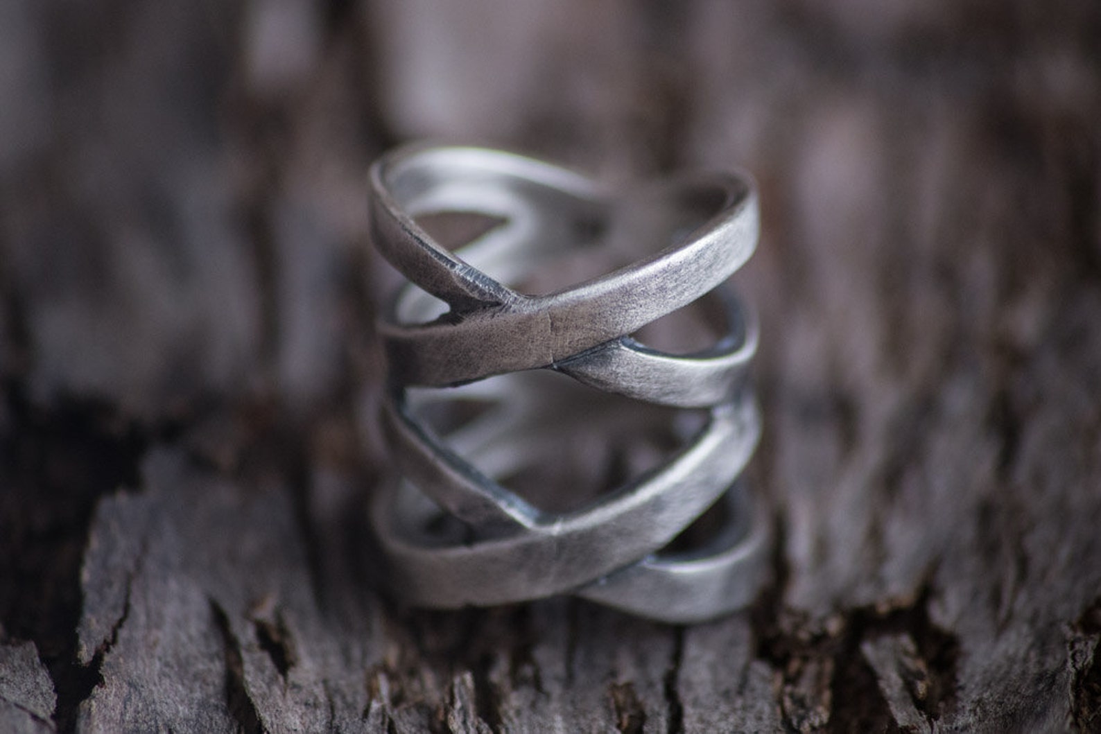 Wide Wrap Ring-sterling Silver Wrap Ring-silver Wraparound - Etsy