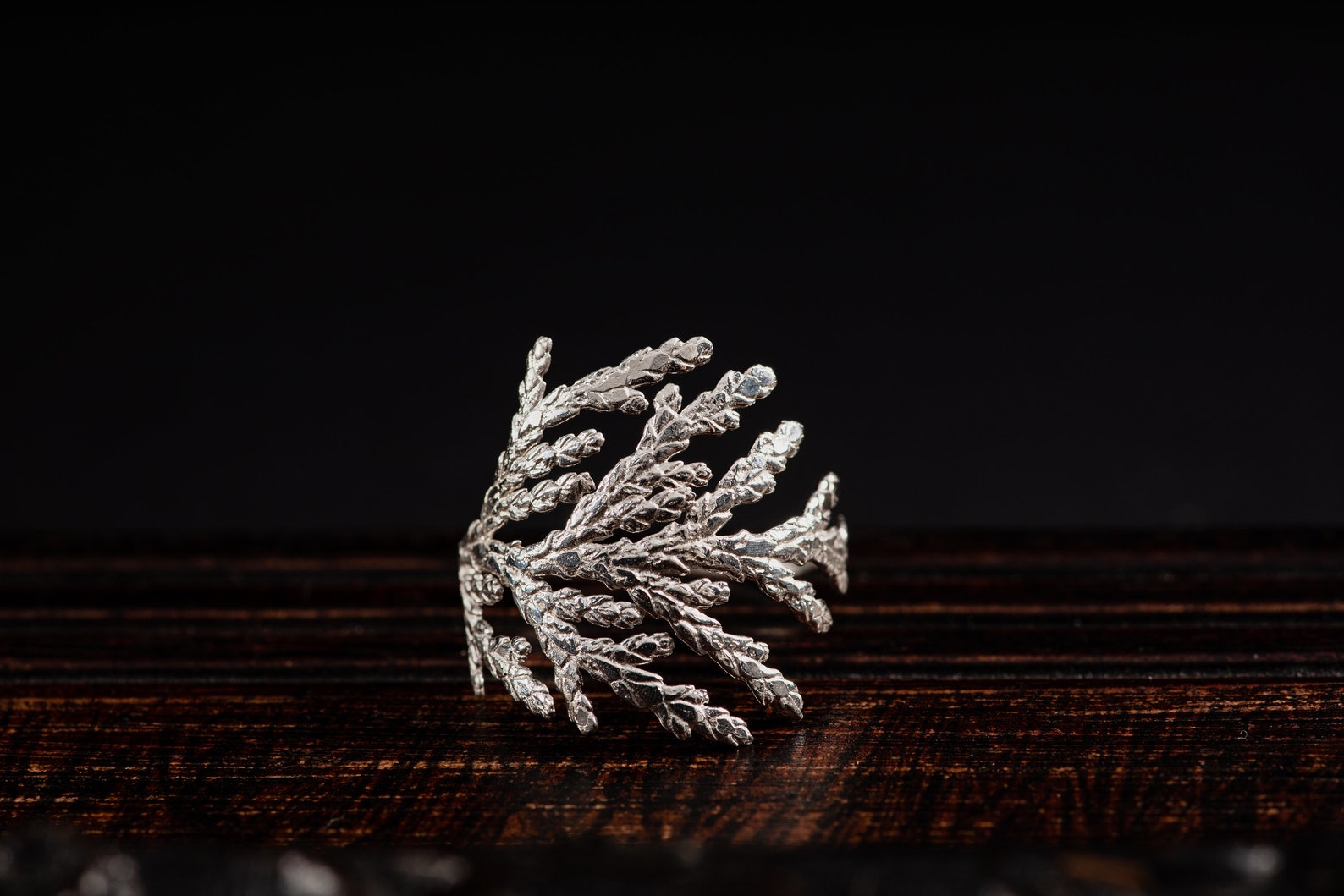 Juniper Sterling Silver Ring-fir Tree Ring-woodland Inspired Rings ...
