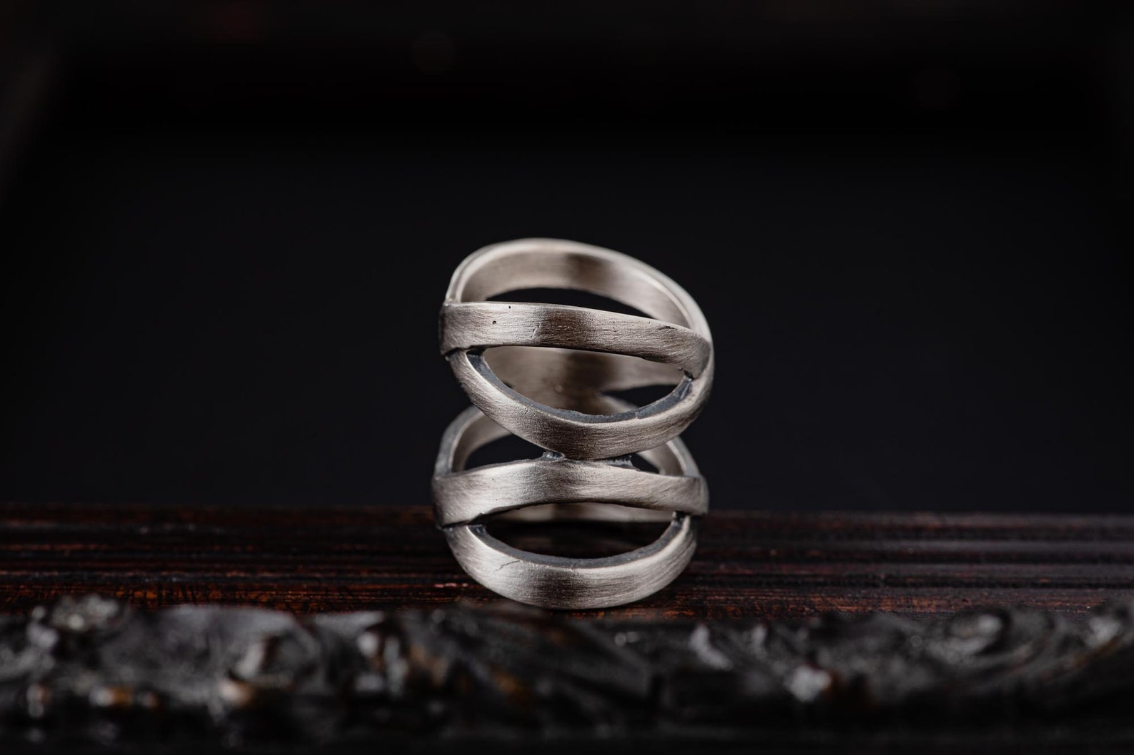 Wide Wrap Ring-sterling Silver Wrap Ring-silver Wraparound - Etsy
