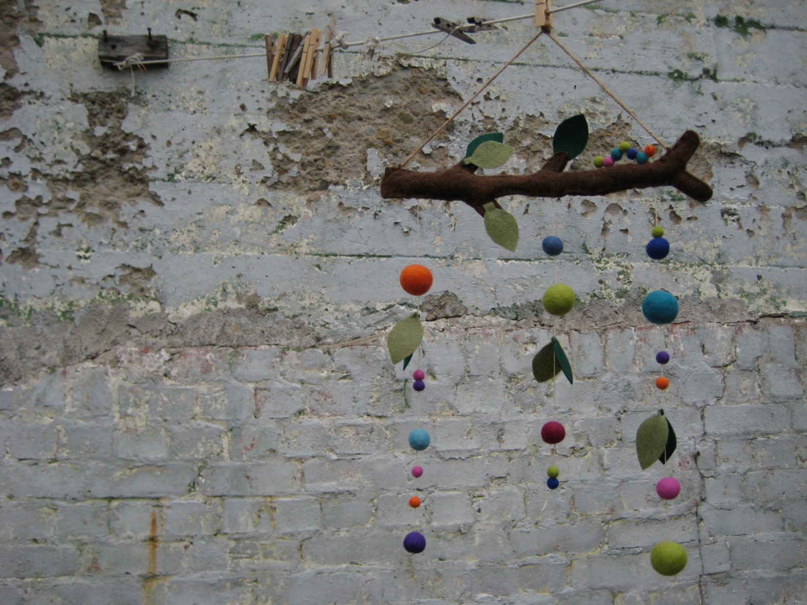 Woodland Branch Felt Mobile - Etsy Sweden